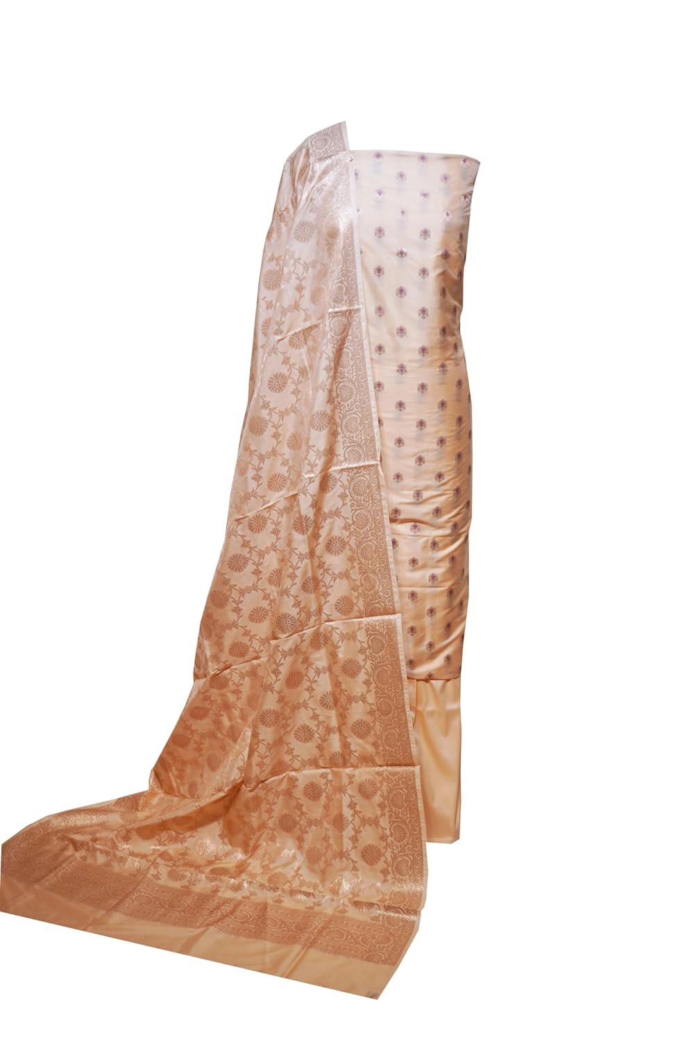 Buy Banarasi Rang Women's Art Silk Look Dashing In This Feminine ...