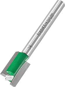 Trend CraftPro Straight Two Flute Router Cutter Bit, 1/4 Inch Shank ...