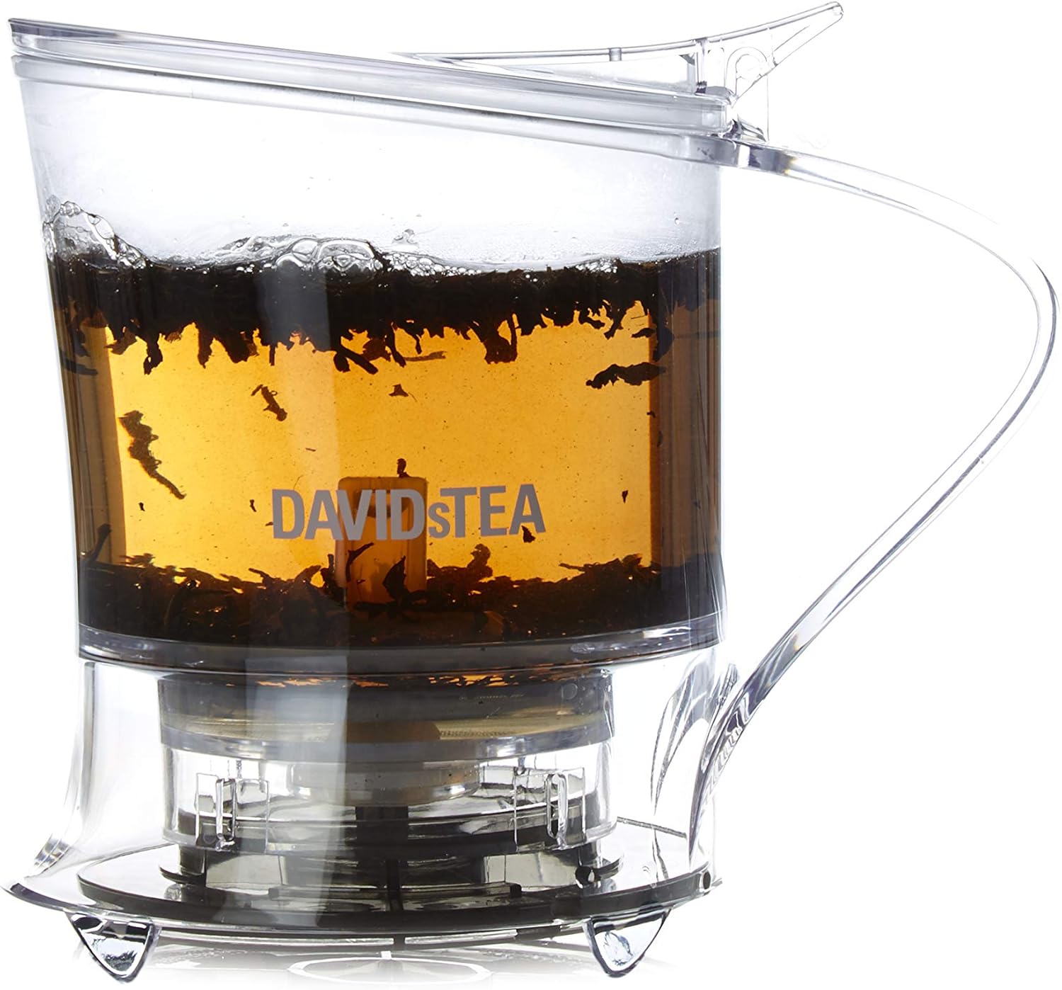 DAVIDsTEA Tea Steeper for Loose Tea with Lid, Compact Bottom Dispensing ...