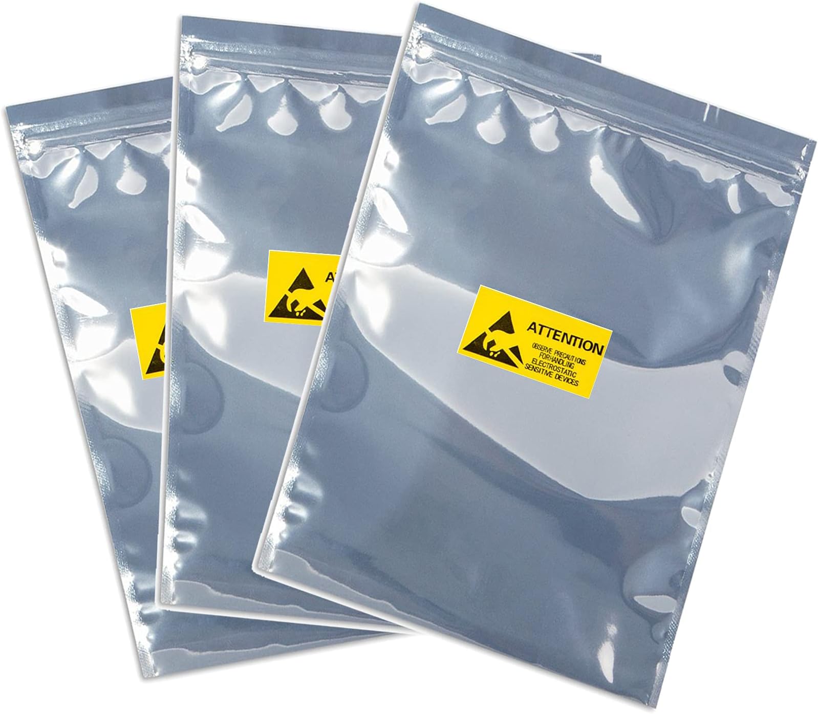 Amazon.com: HRX Package 100pcs Premium Anti-Static Resealable Bags, 5.9 ...