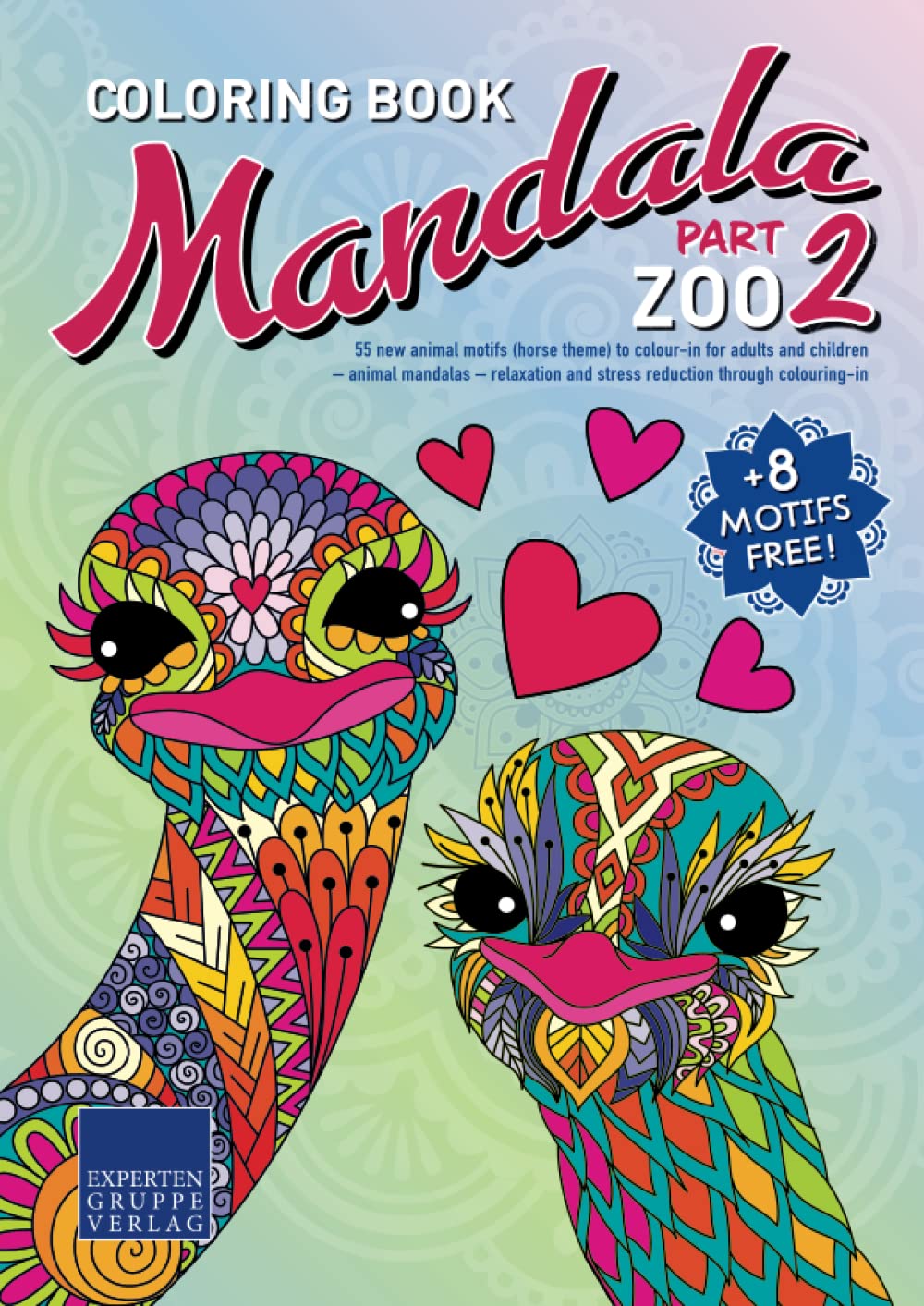 Amazon.com: Mandala Colouring Book - Zoo (part 2): 55 new animal motifs ...