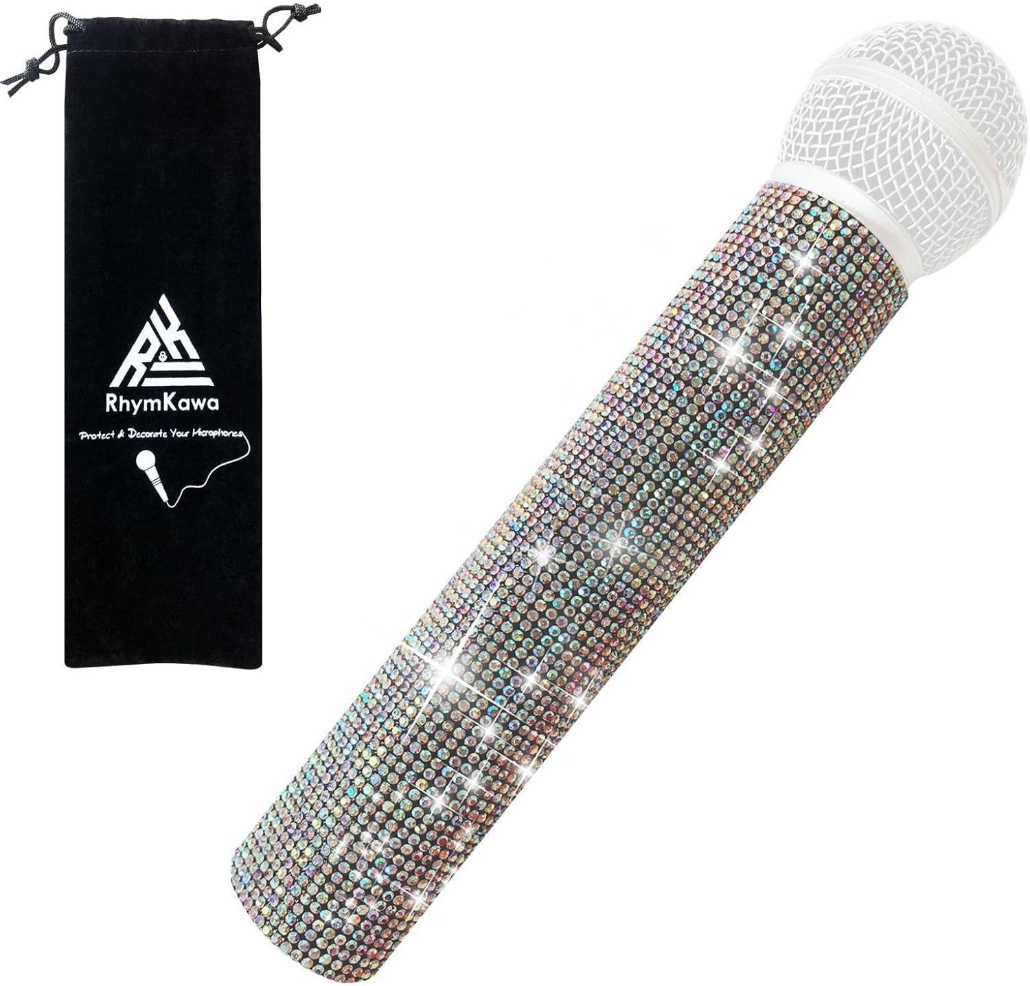 Amazon.com: RhymKawa Silver Wireless Microphone Cover Fit for Shure ...