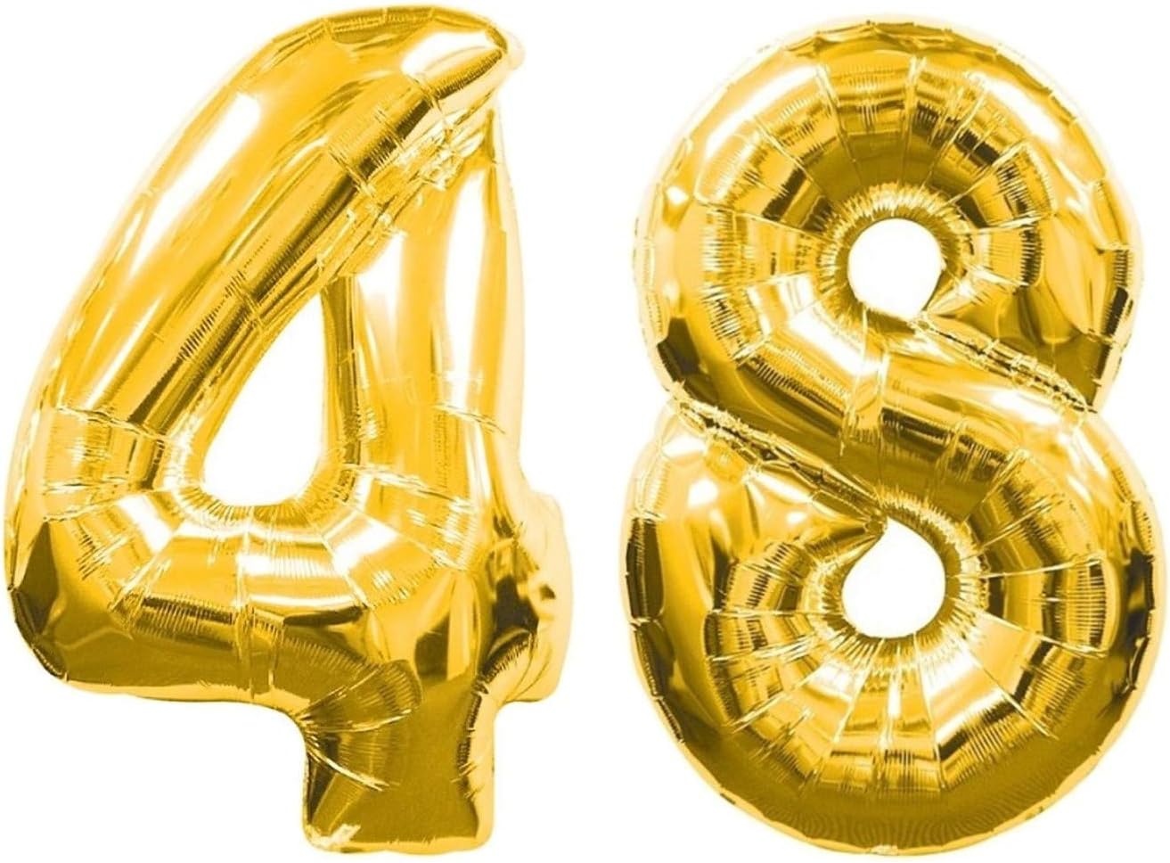 Amazon.com: 40inch Rose Gold Foil 48 Helium Jumbo Digital Number ...