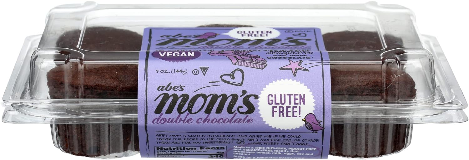 Amazon.com: Abe's, Mom's Gluten Free & Vegan Double Chocolate Mini ...