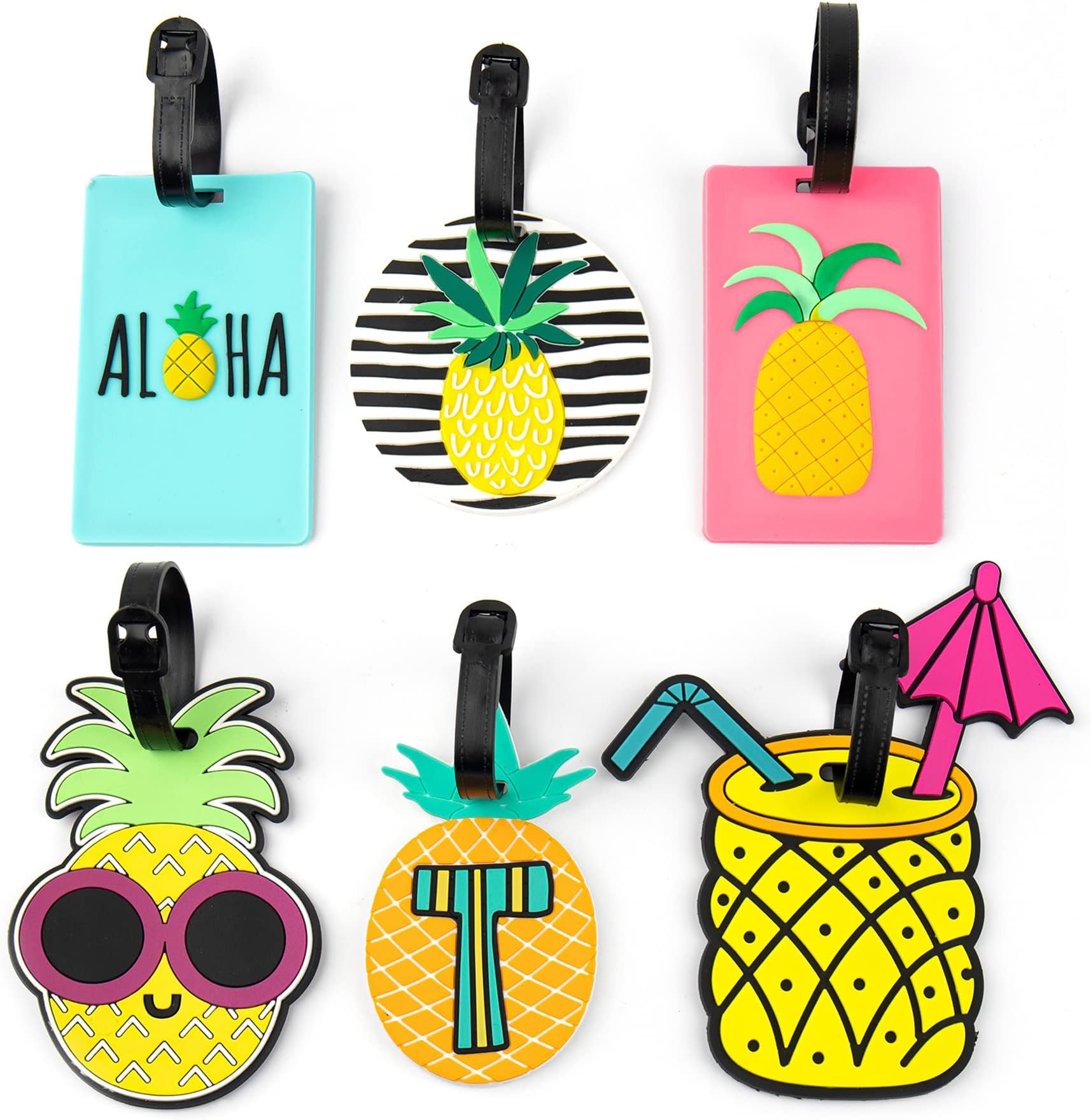 Amazon.com: 12 Pieces Hello Summer Luggage Tag Summer Beach Bag Tags ...