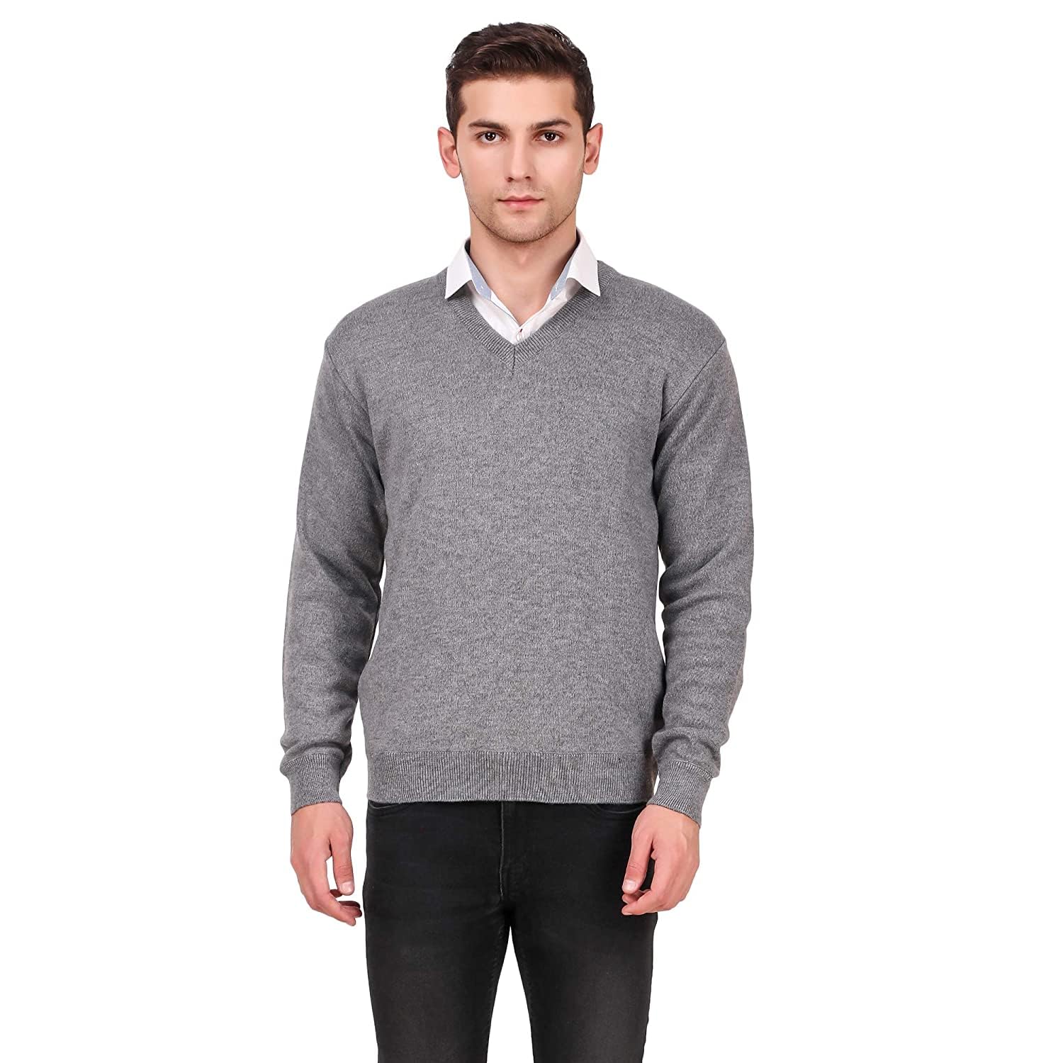 Buy ZAKOD Men's V-Neck Comfortable Winter wear Full Sleeve Sweater for ...