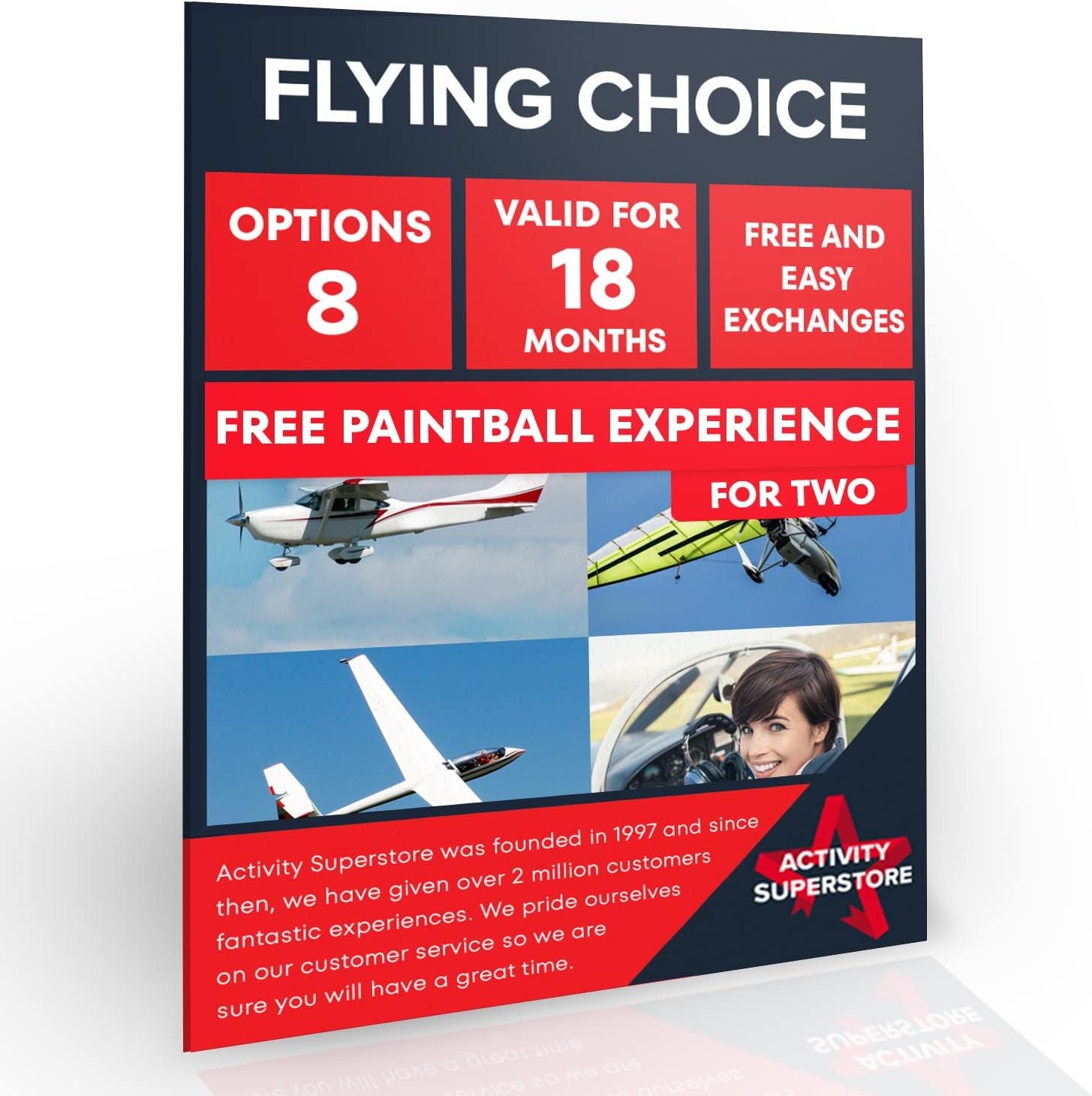 Activity Superstore Flying Experience For One, Day Out Gift Experience ...
