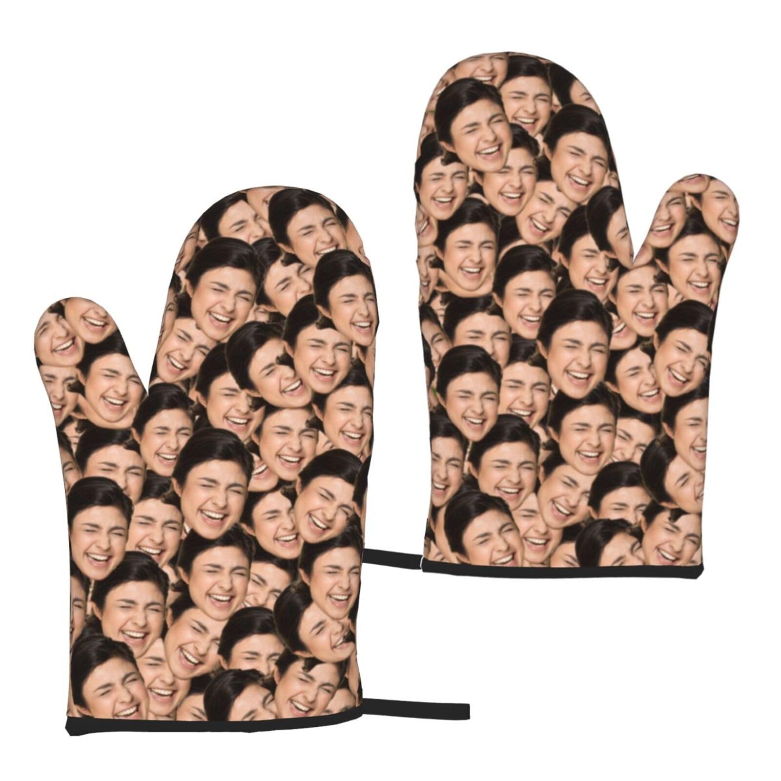 Amazon.com: Personalized Oven Mitts, Custom Oven Mitts and Pot Holders ...