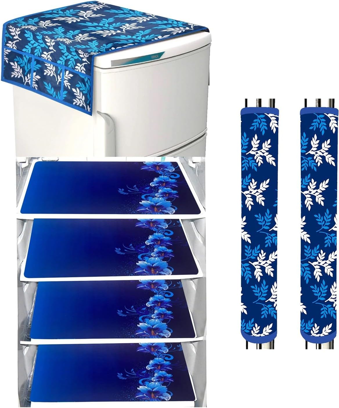 The Endless Store Combo Fridge Top Cover(21 X 39 Inches), Fridge Handle ...