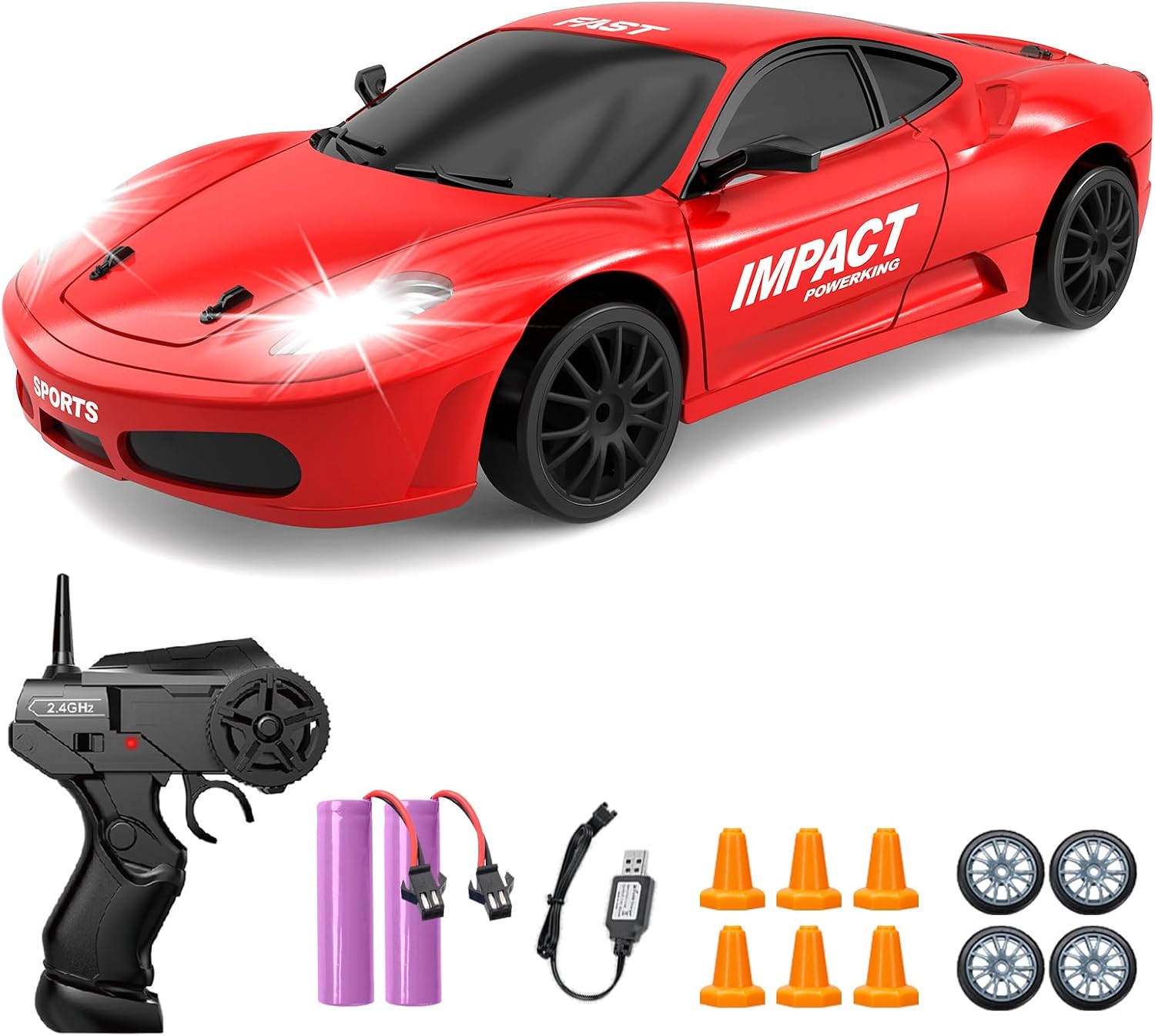Amazon.com: YUAN PLAN RC Drift Car, 2.4GHz Remote Control Cars 1/24 4WD ...