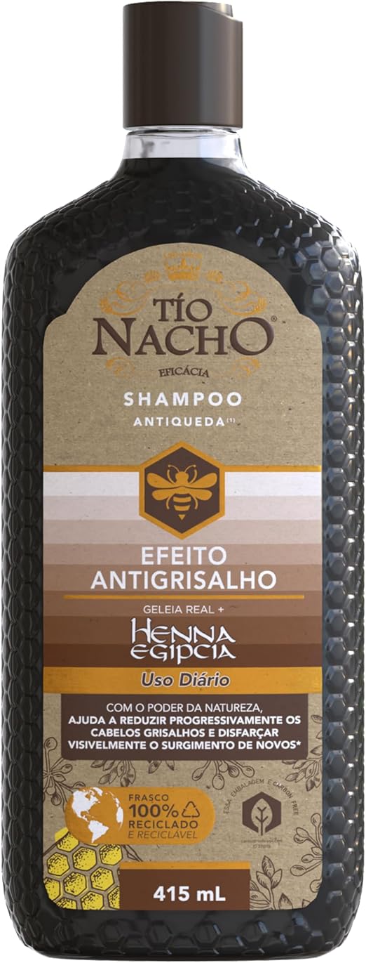 Tio Nacho Shampoo Antiqueda Hidratante Com Henna Egipcia E Geleia Real ...