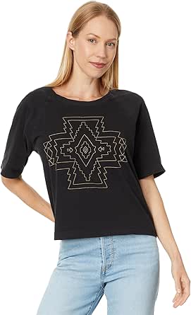 Pendleton Women's Embroidered Harding Tee at Amazon Women’s Clothing store