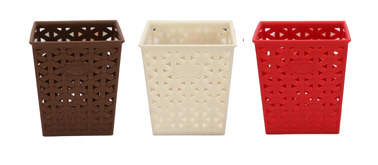 Buy Jaypee Plus Stand All Square Multipurpose Plastic Srorage Basket ...