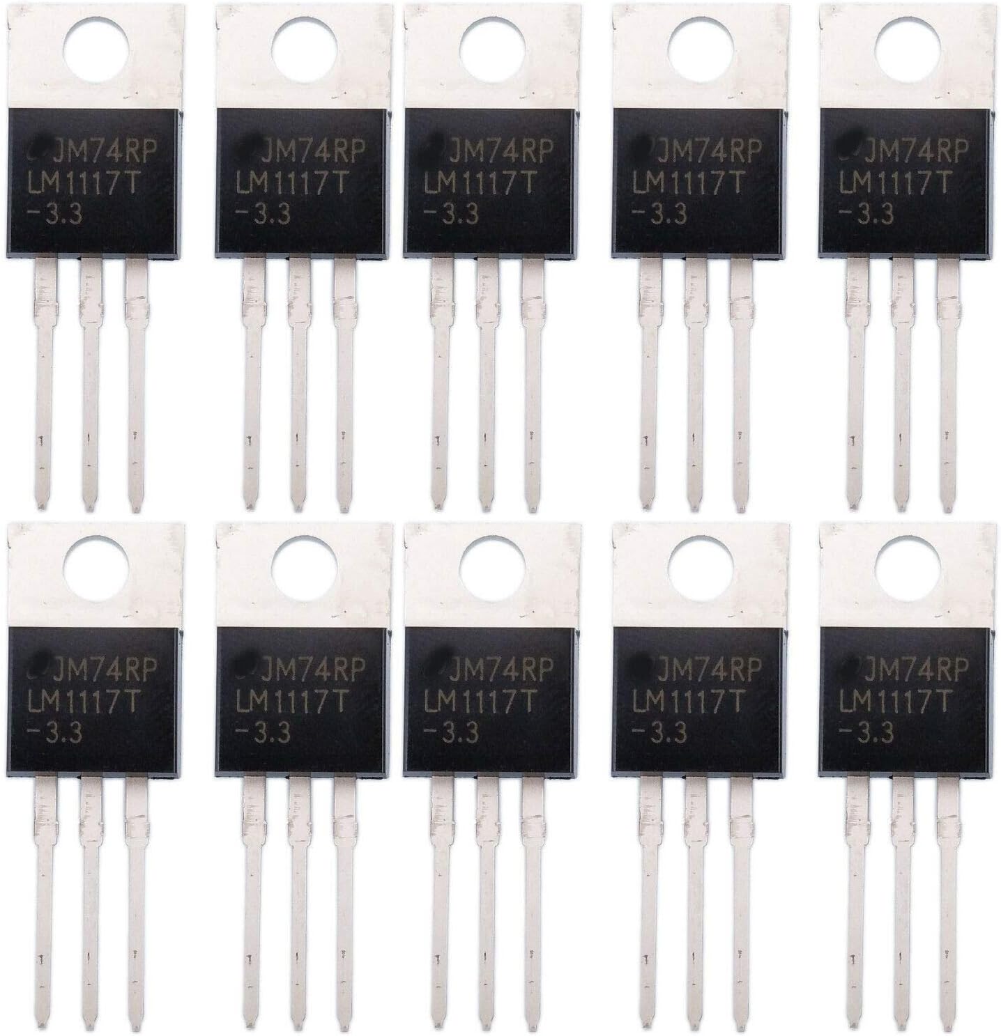 Amazon.com: 10pcs LM1117T-3.3V LM1117T 3.3V Low Drop-Out Voltage ...