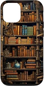 Amazon.com: iPhone 15 Bookshelf Library Librarian Book Lover Reading ...