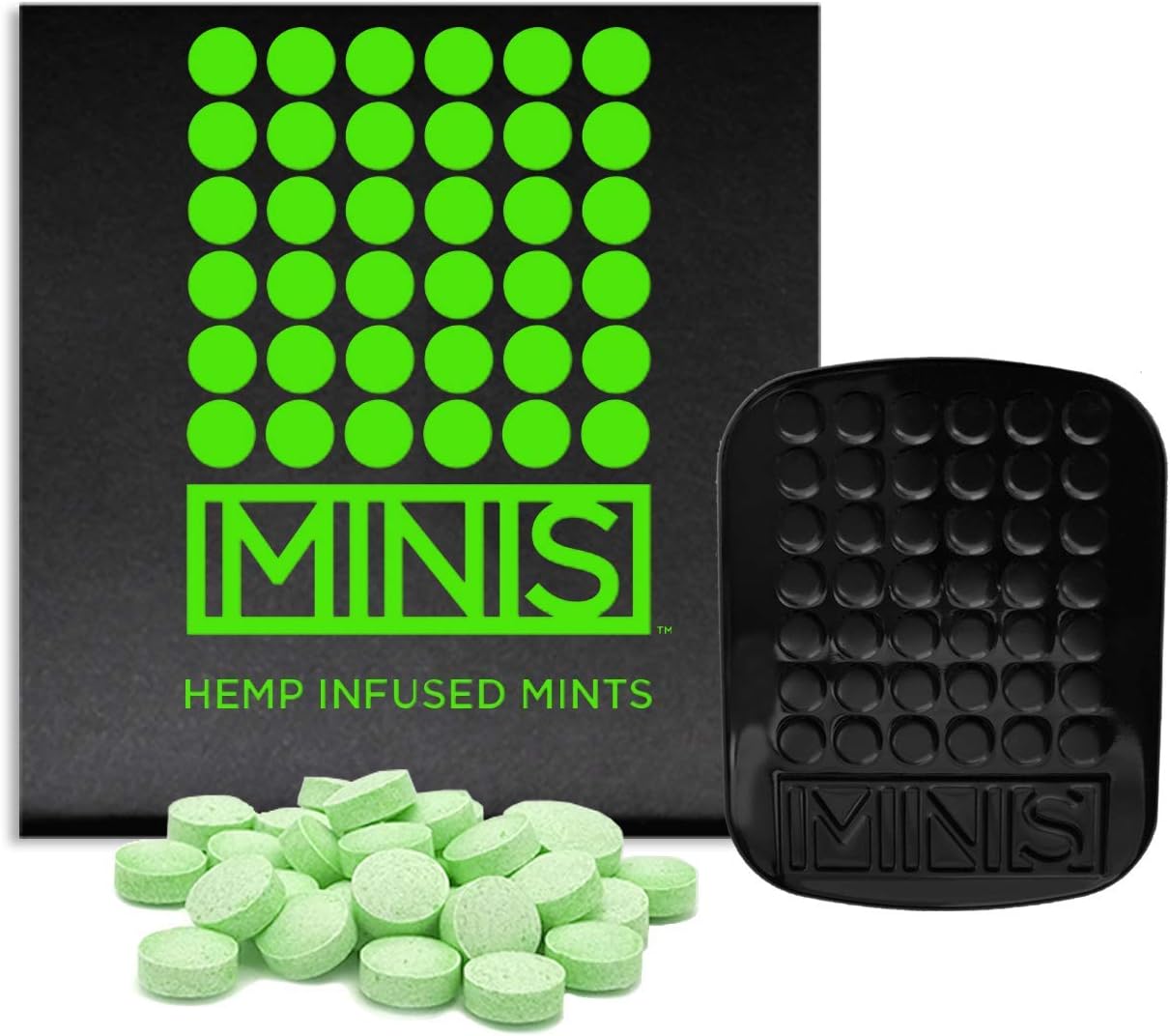 Amazon.com: MINIS Hemp Mints - Lemongrass Citrus - 50 Mints - Advanced ...