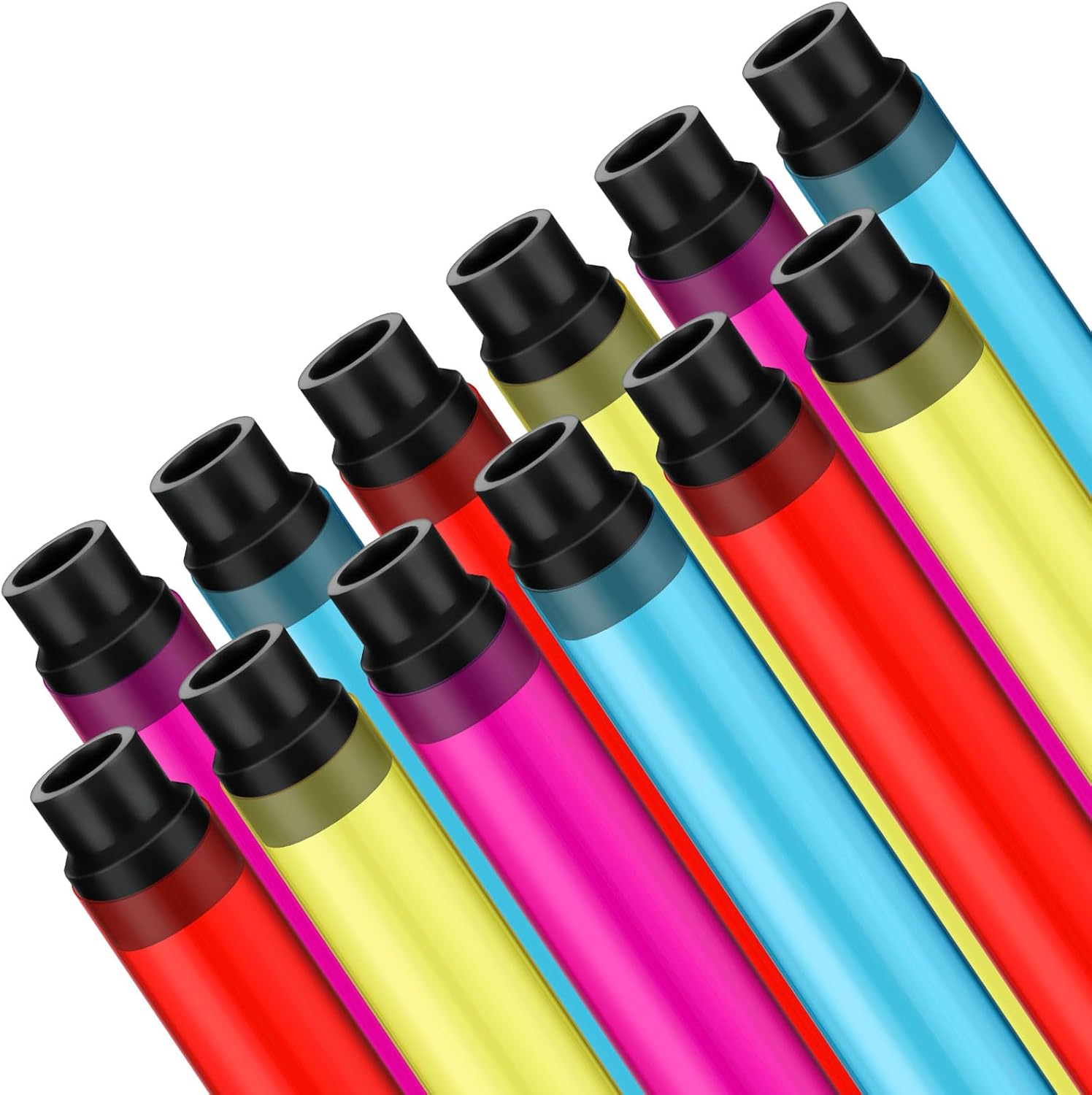 Pangda 12 Pcs T8 Fluorescent Tube Guards Fluorescent Light Tube Covers ...