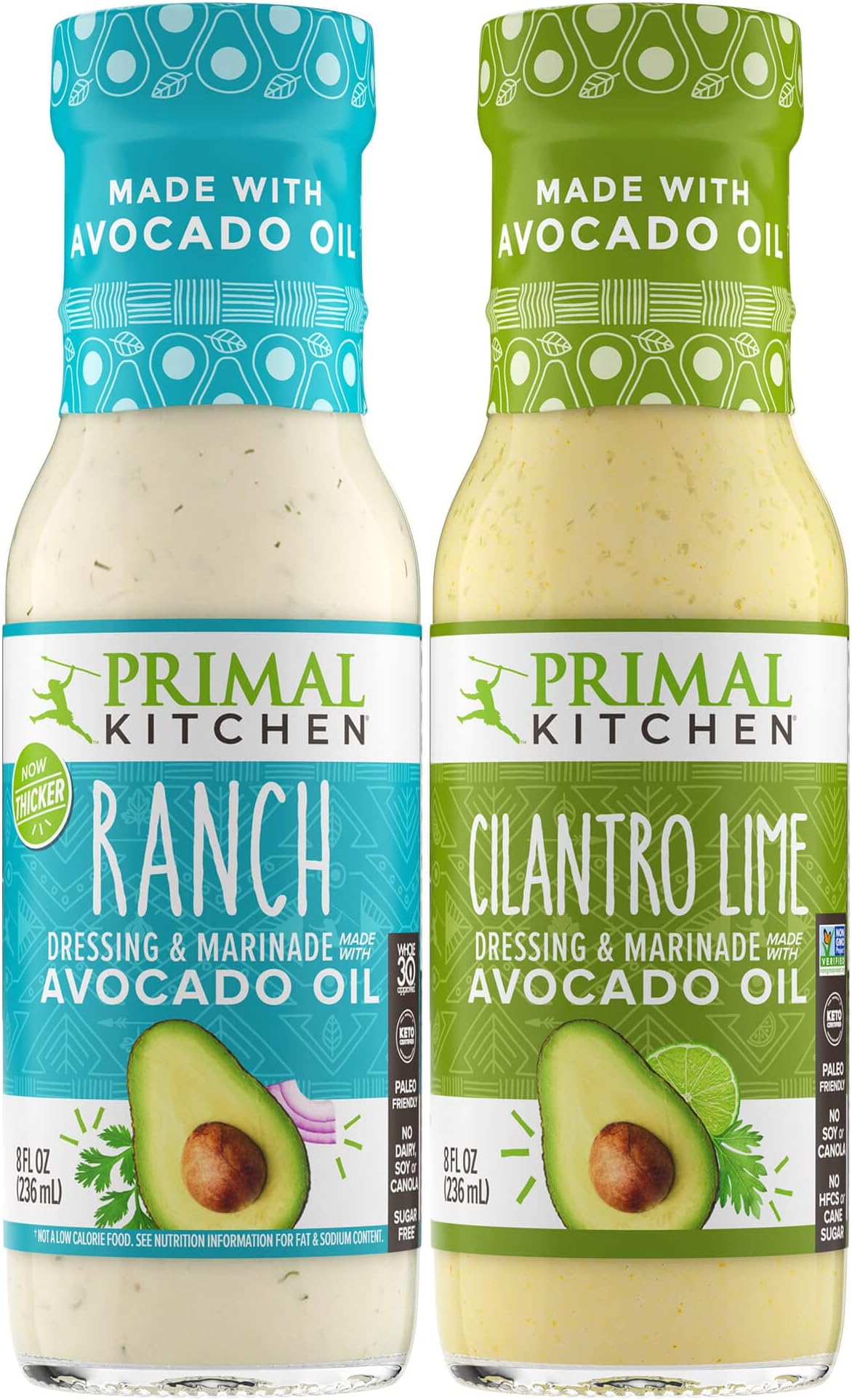 Amazon.com : Primal Kitchen - Organic Ranch Dressing, Avocado Oil-Based ...