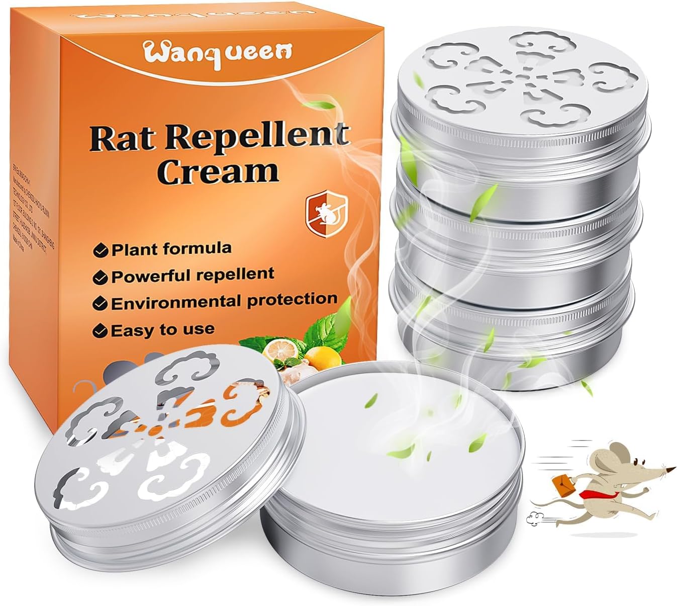 Amazon.com : 4 Pack Mice Repeller for Car Engines, Peppermint Oil to ...