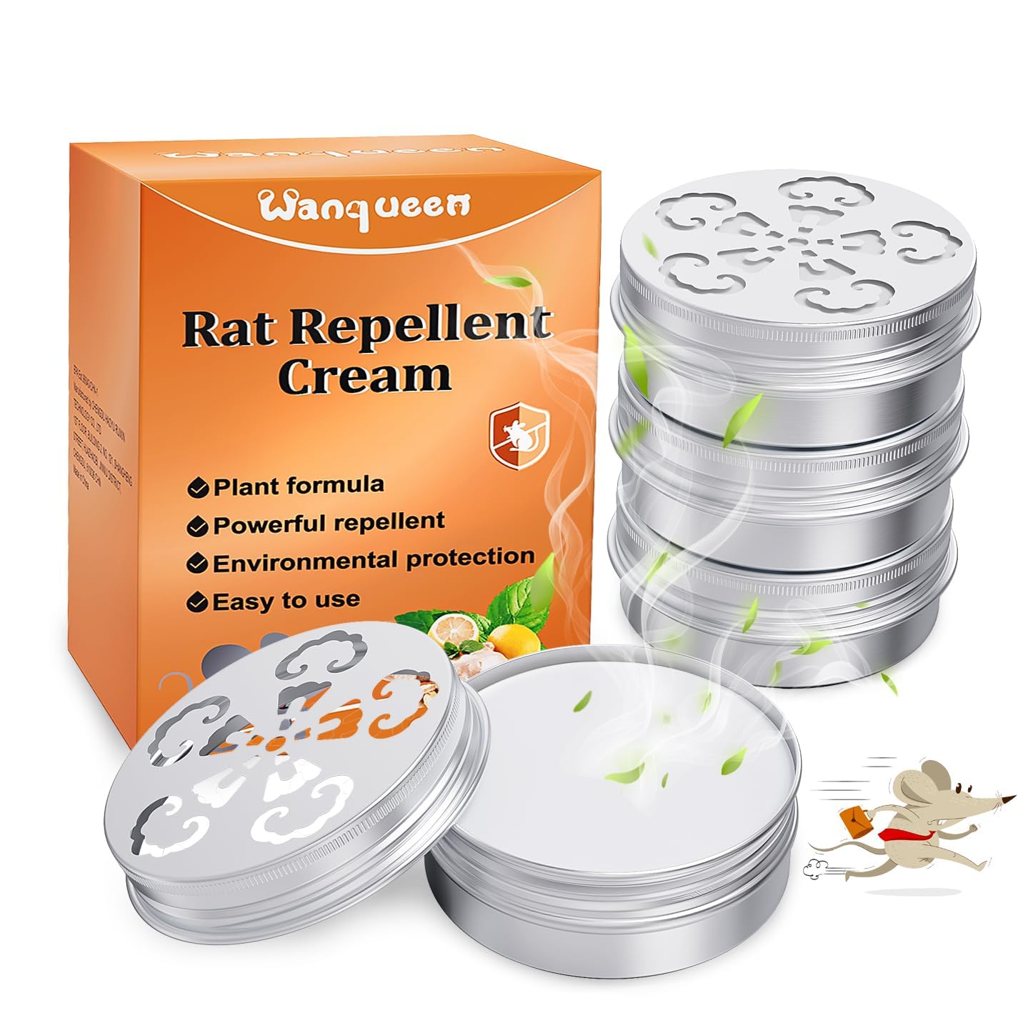 Amazon.com : 4 Pack Mice Repellent for Car Engines, Peppermint Oil to ...