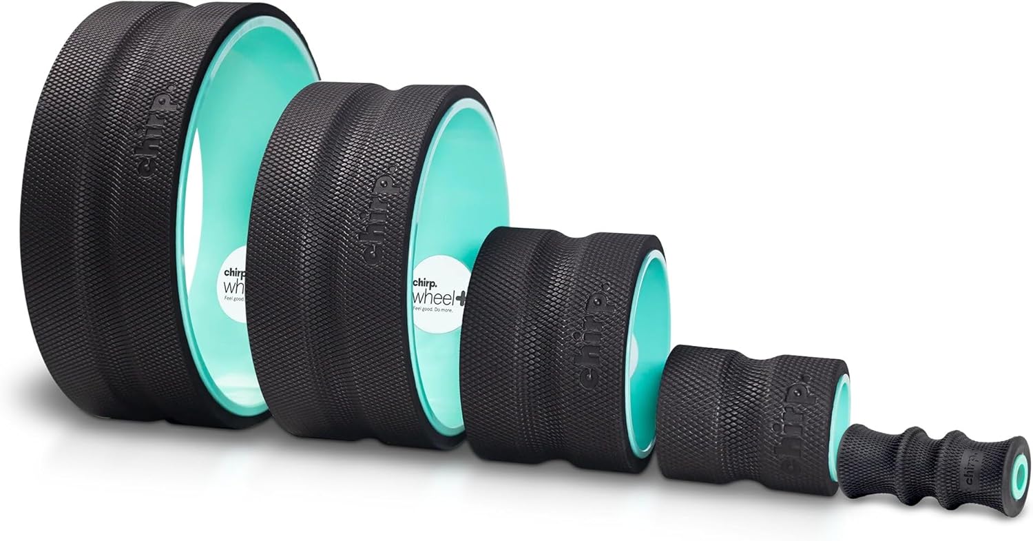 Amazon.com: Chirp Wheel+ Foam Roller 5-Pack - Targeted Back Foam Roller ...