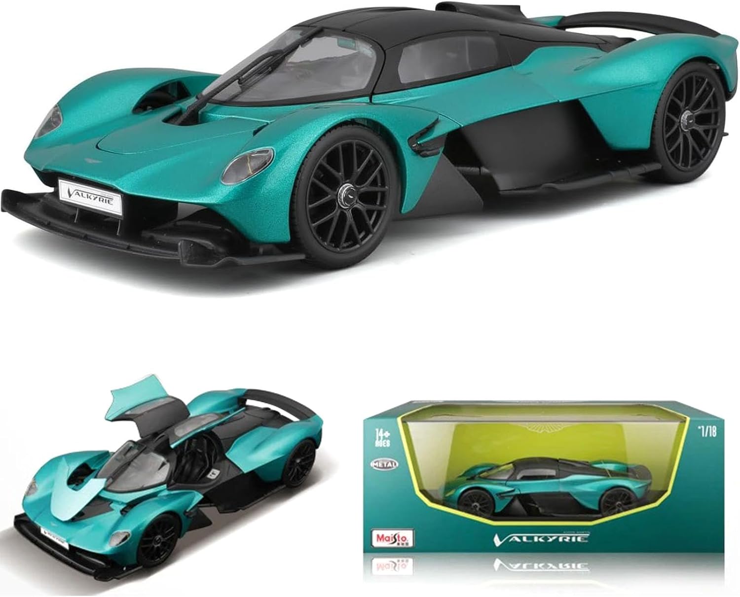 Amazon.com: Xiangtat 2024 1:18 SE F1 Aston Martin Valkyrie AMR Pro ...