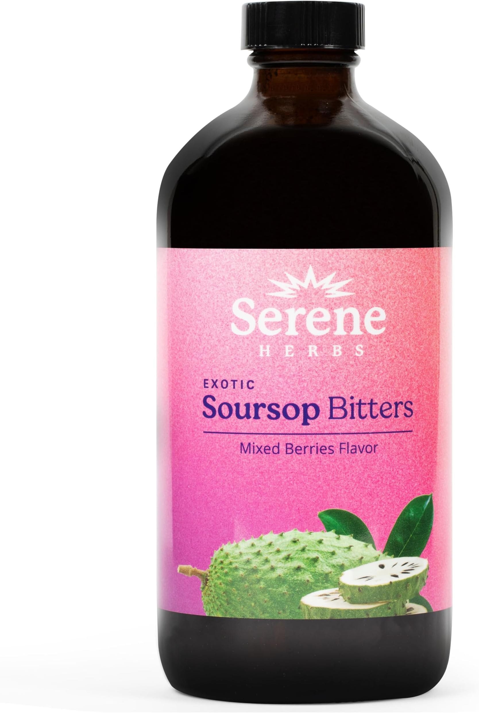 Amazon.com : Serene Herbs Soursop Bitters Liquid Mixed Berry with ...
