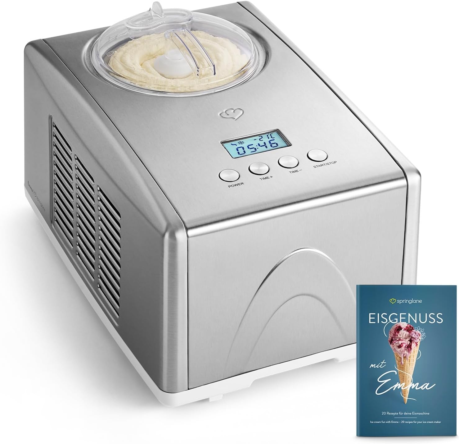 Ninja CREAMi Gelatiera Deluxe con 3 Vasetti, 10 Funzioni, Produce ...