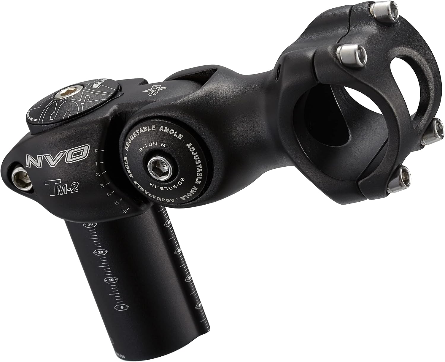 Amazon.com : NVO Components Adjustable Bike stem 31.8 Barbore 90mm ...