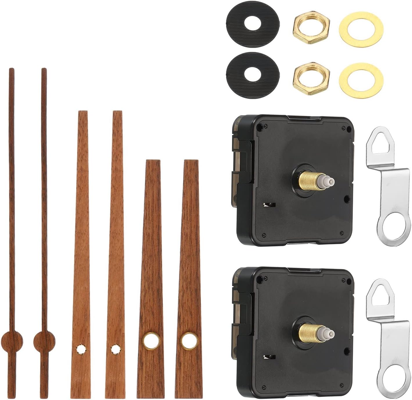 Amazon.com: PATIKIL Clock Mechanism Replacement, 2 Set Quartz Clock ...