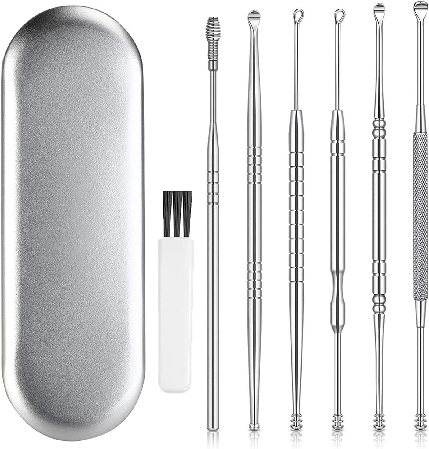 Amazon.com: Ear Wax Removal Kit, 6Pcs Innovative Spring Earwax Cleaner ...