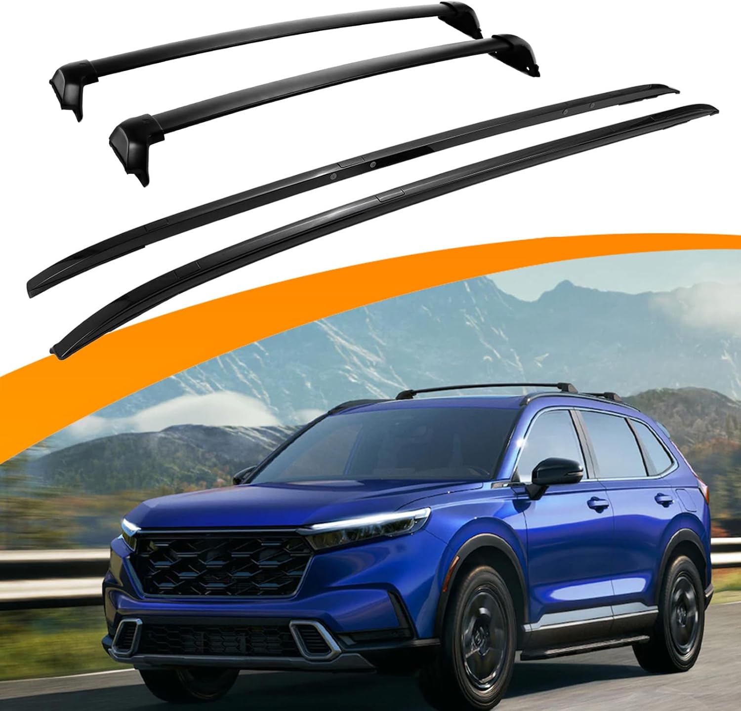 Amazon.com: Snailfly 4PCS Roof Rack Cross Bars Fit for Honda CRV CR-V ...