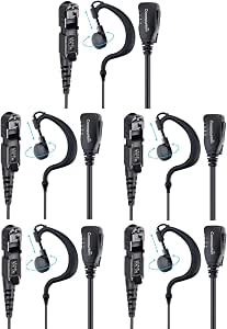 Amazon.com: Commountain 5-Pack XPR 3500e XPR 3300e R5 Earpieces with ...
