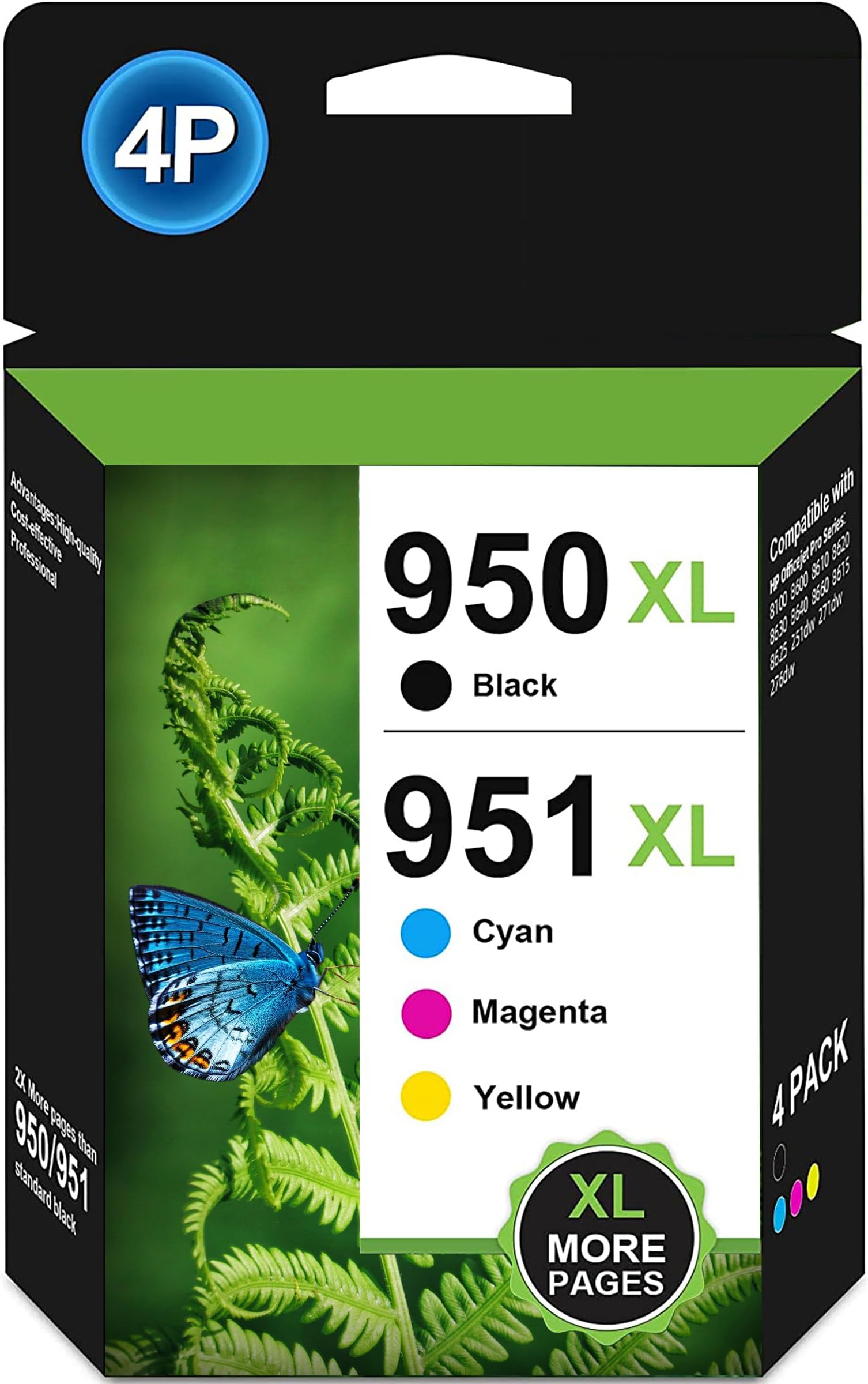 Amazon.com: 5-Star Compatible Ink Replacement for HP 950/951XL. Works ...