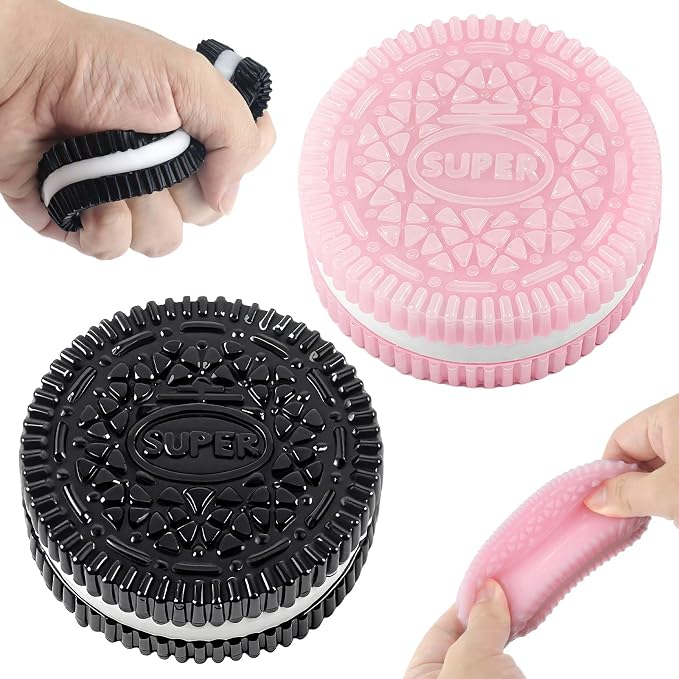 Amazon.com: Gytera Sticky Cookie Squishies Fidget Toys Adults, Squeeze ...