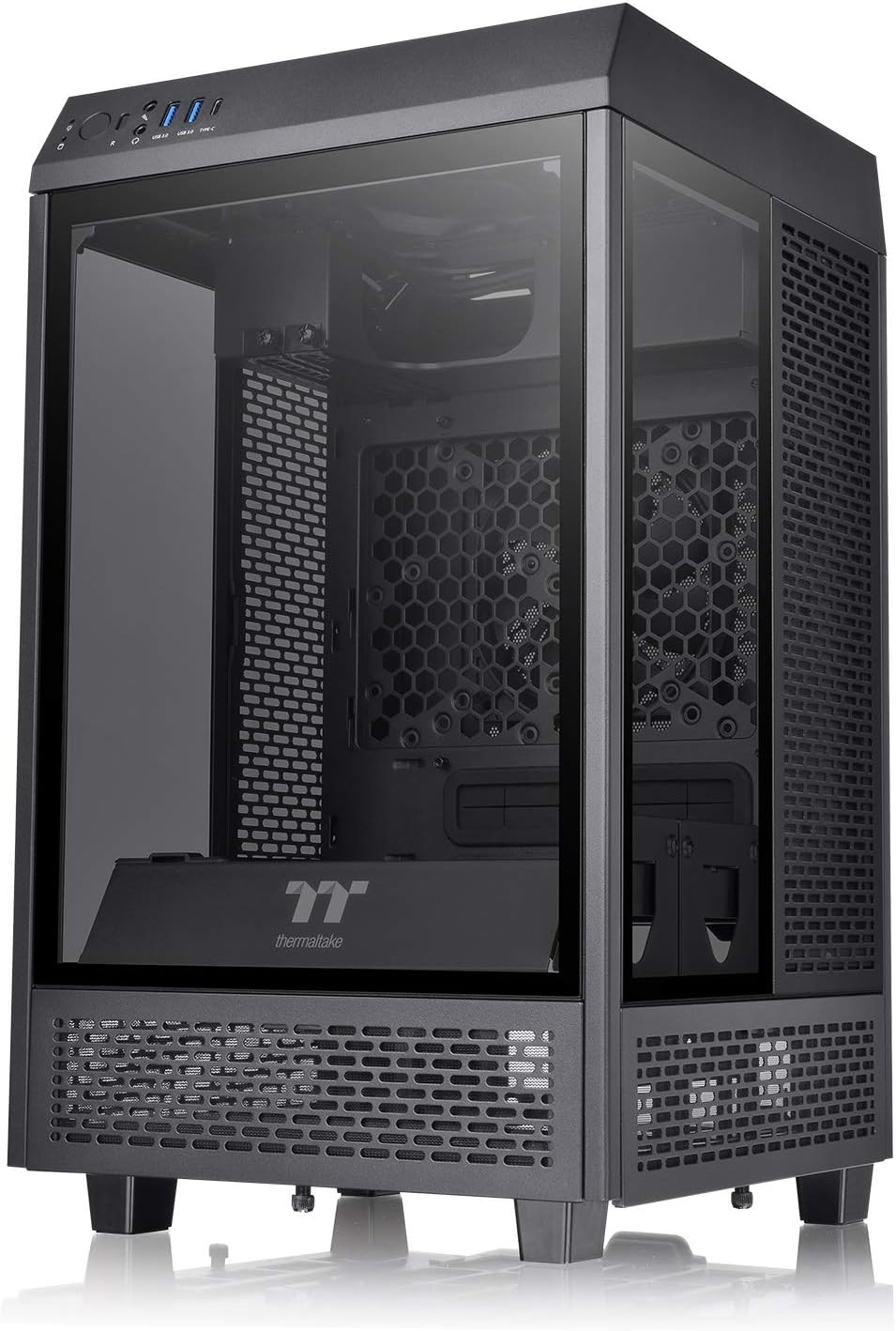 Azza Cube 802 Full-Tower schwarz - PC-Gehäuse: Amazon.de: Computer ...
