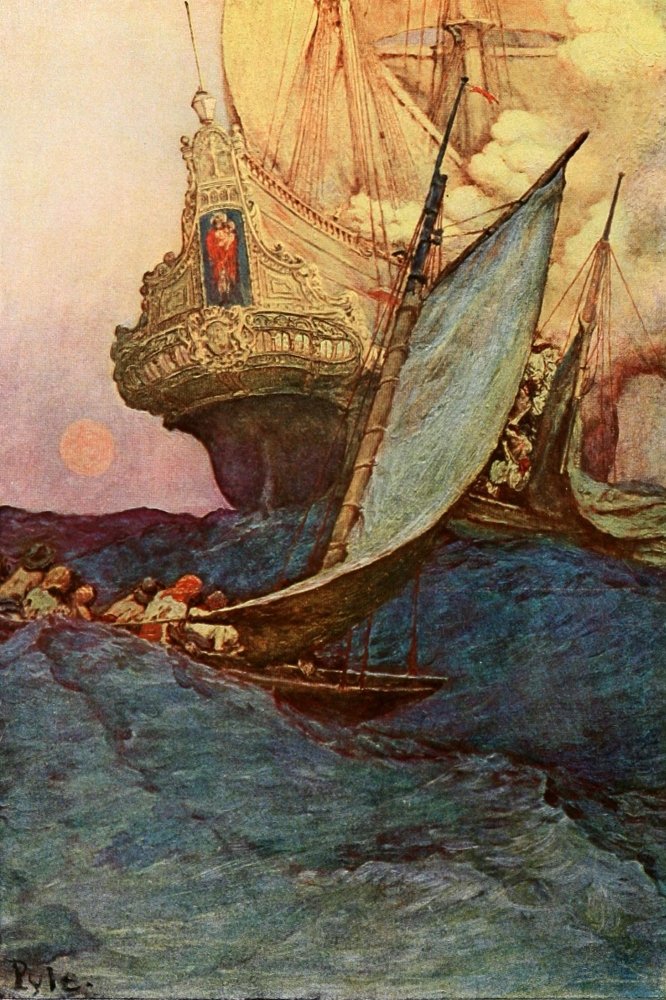 Vintage Pirate Captain Keitt By Howard Pyle Posters Zazzle