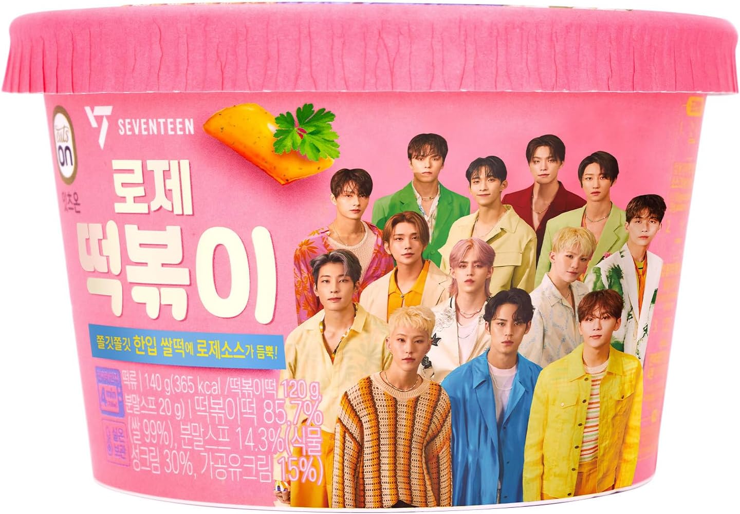 Amazon.com: EATSON Tteokpokki with KPOP SEVENTEEN (6 pack) - Rose ...