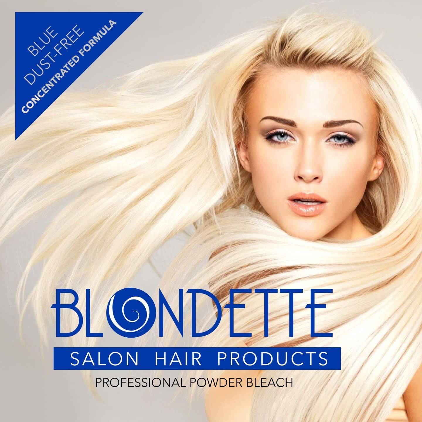 Blondette Salon Professional – Tinte en polvo azul para el cabello, 16. ...