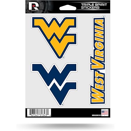 Amazon.com: West Virginia University WVU Vinyl Decal Laptop Water ...