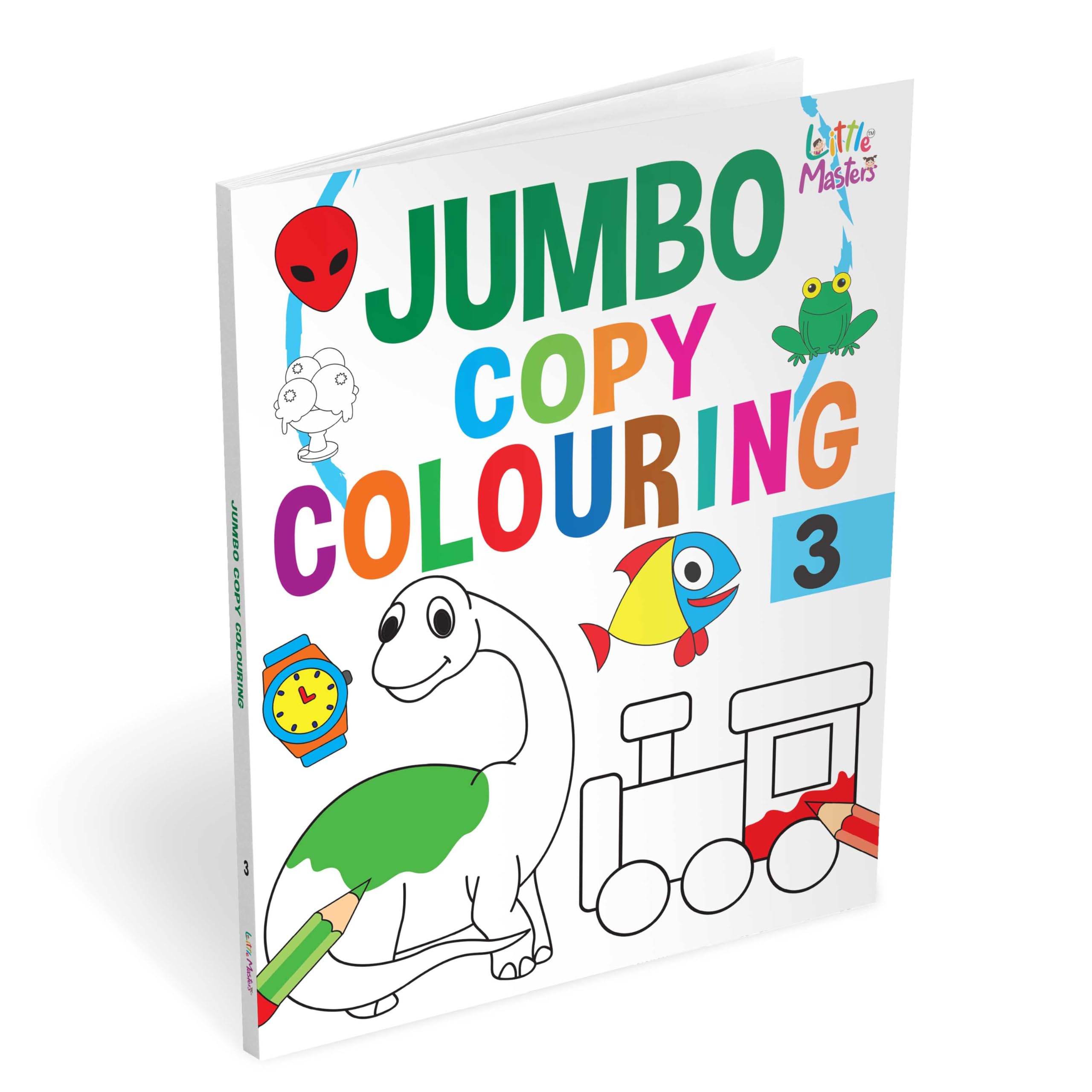 Buy Jumbo Copy Colouring Books-3 Book Online at Low Prices in India ...