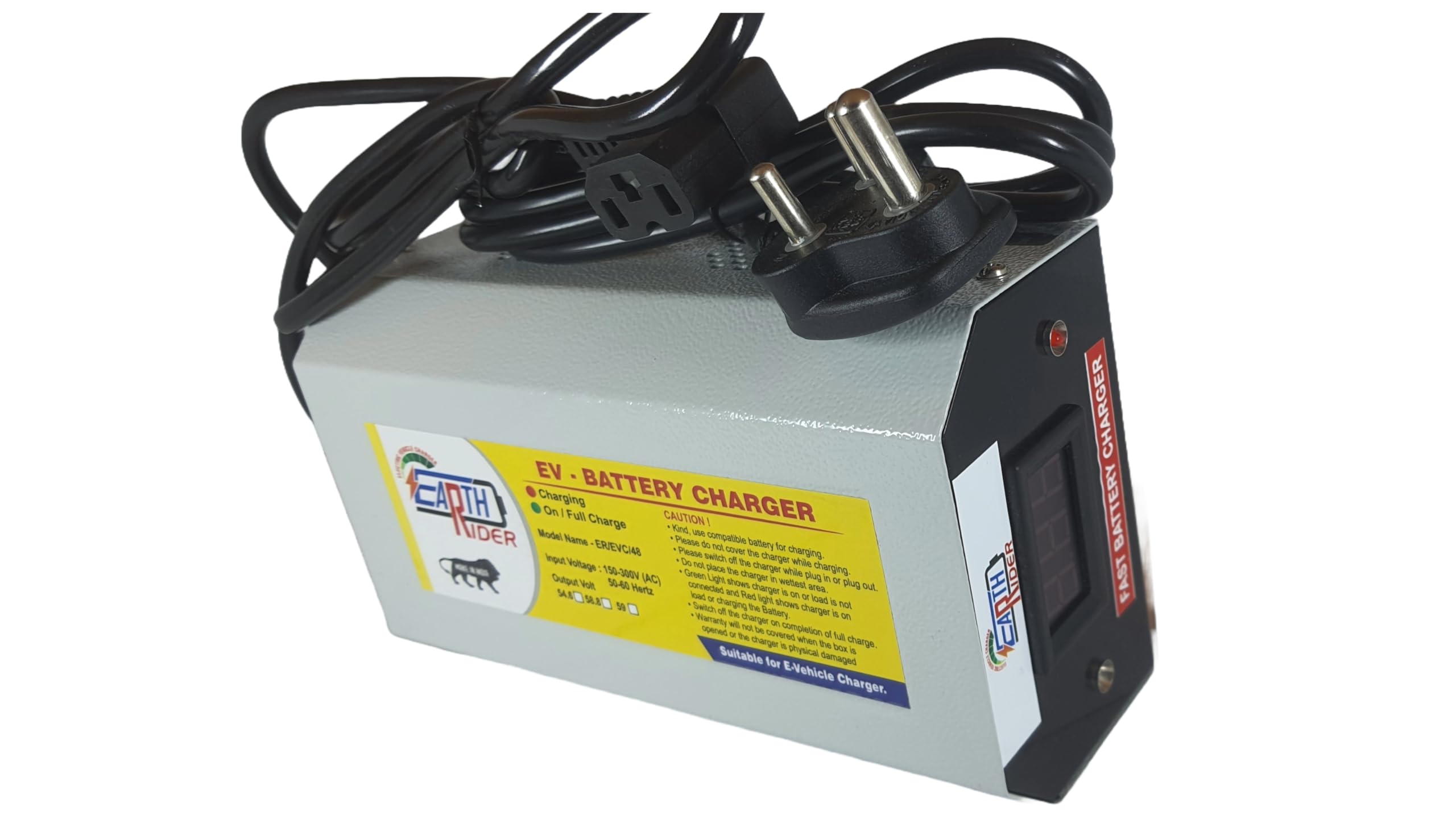 Earth Rider 48V 6Amp with Digital Display E-Bike Electric Scooter ...