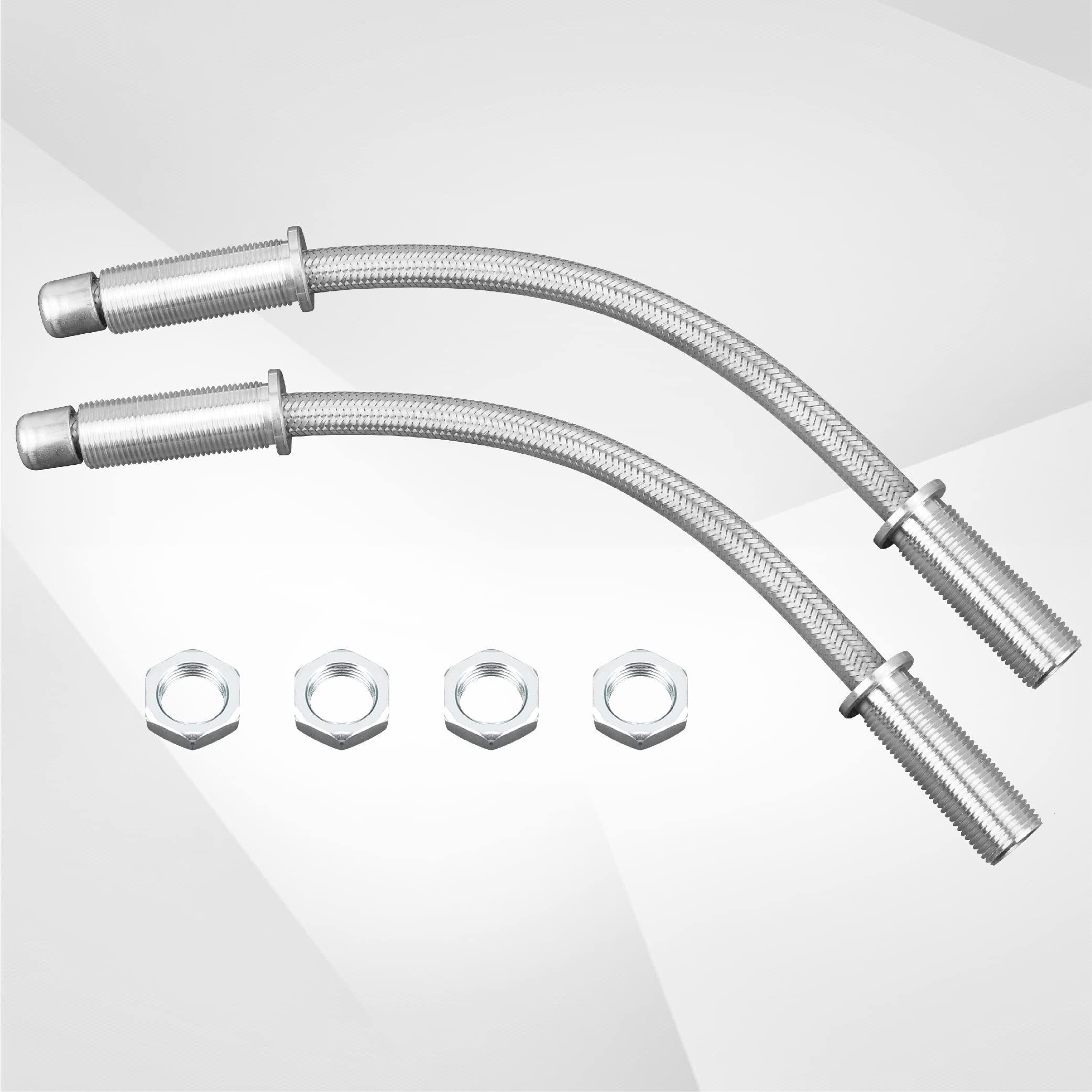 Snapklik.com : BATONECO 12" Stainless Steel Door Loom1 Pair Door Wire ...