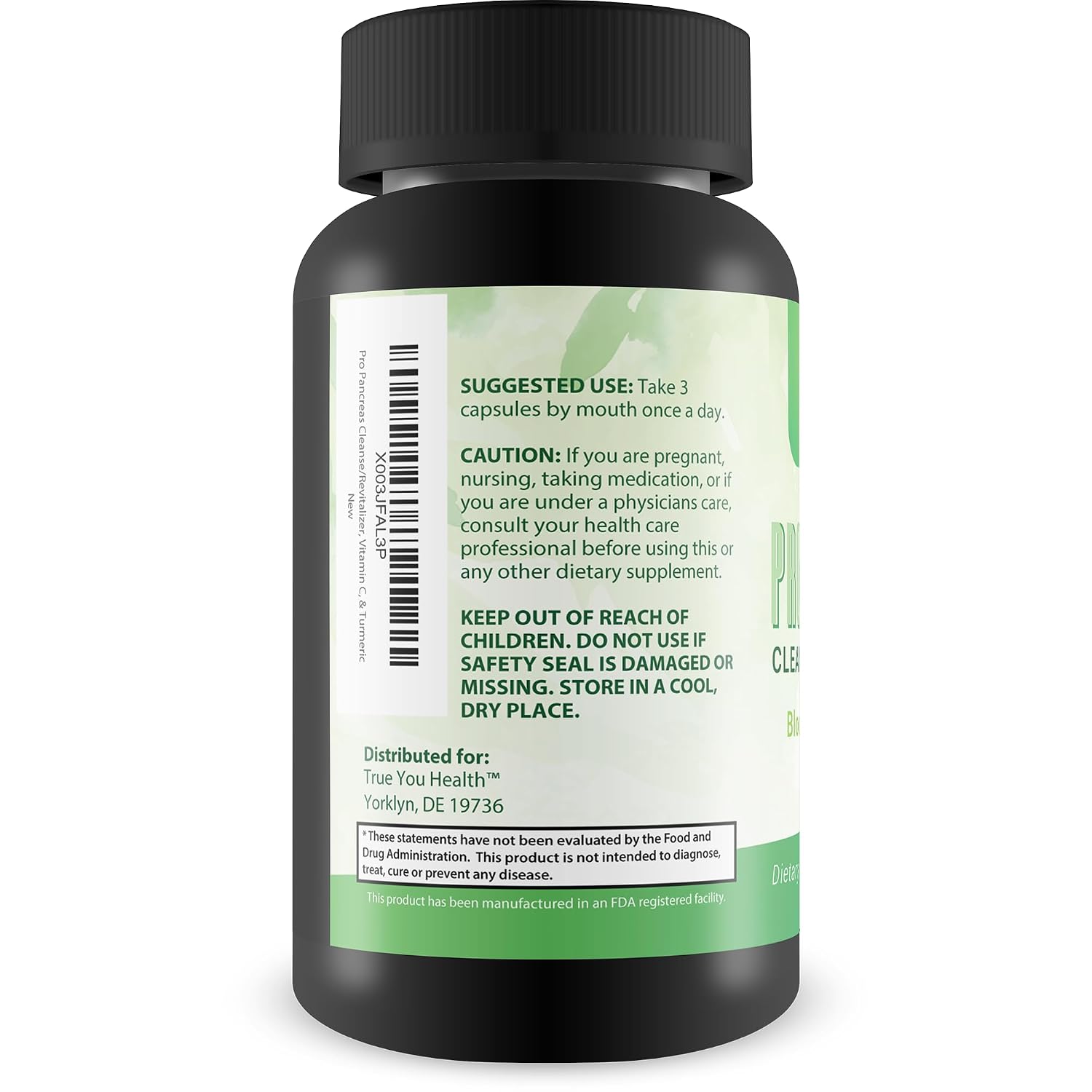 Pro Pancreas Cleanse/Revitalizer - Suporte para a Saúde do Pâncreas e ...