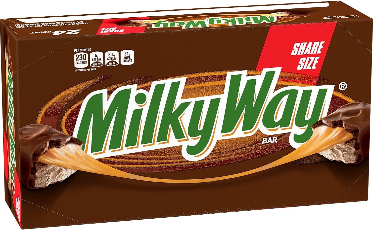 Amazon.com : Milky Way midnight chocolate bar - 24 bars : Candy And ...