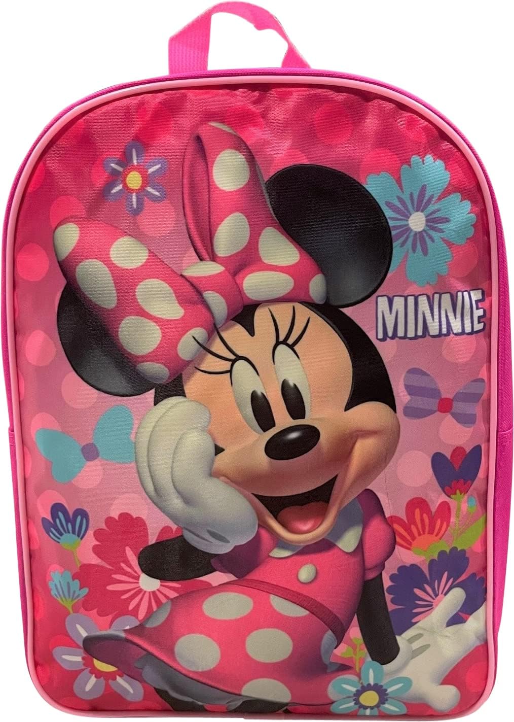 Amazon.com | Ruz Minnie Mouse Kid's Licensed 15 Inch School Bag ...