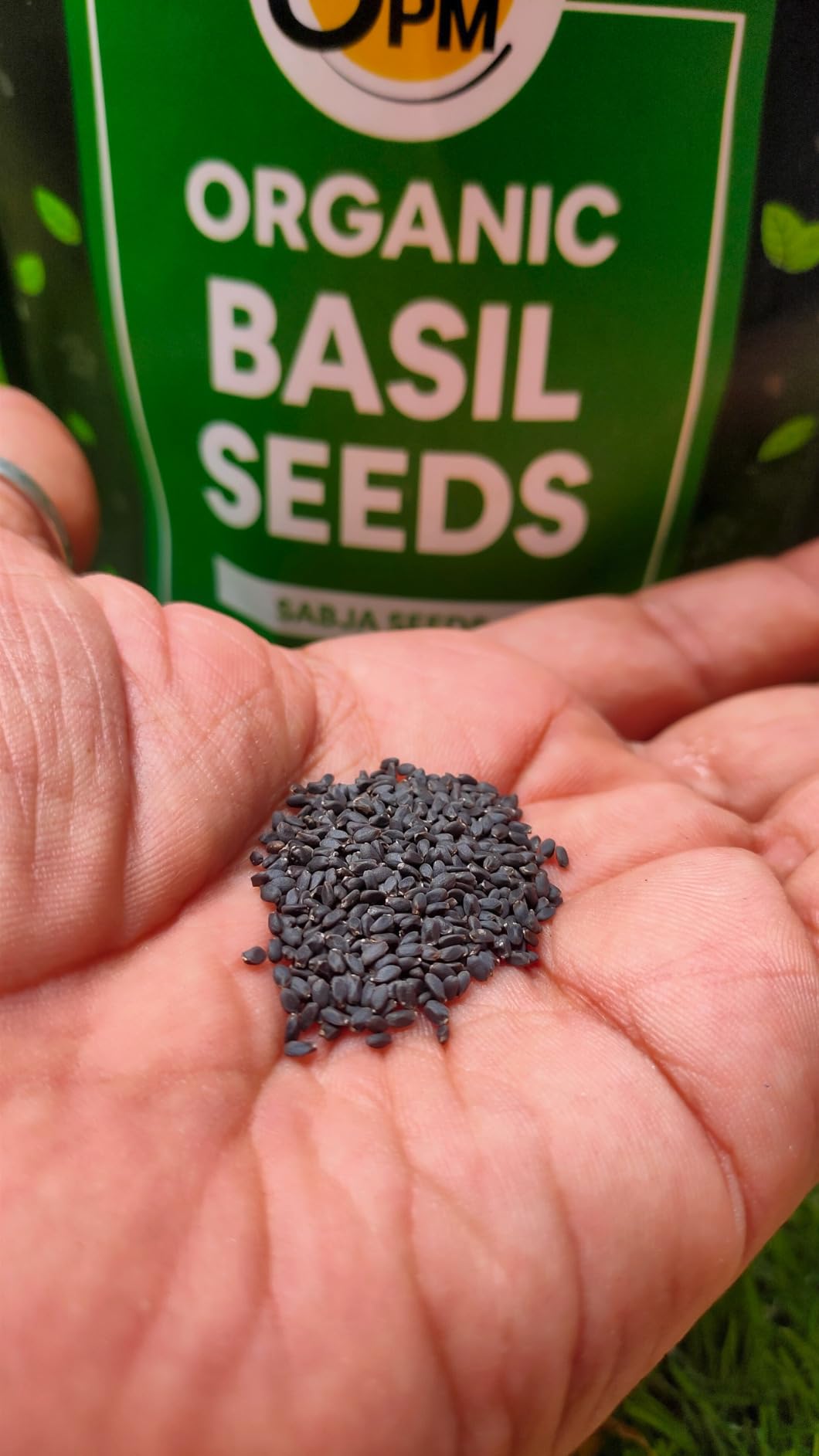 5:15PM Basil Seeds 250g | 100% Organic Raw Basil Seeds | Tukmaria Seeds ...
