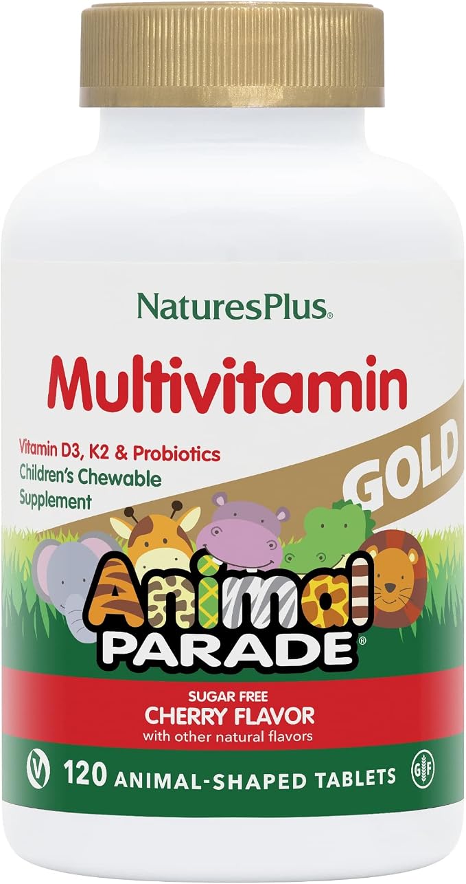 Amazon.com: NaturesPlus Animal Parade Gold Children's Chewable ...