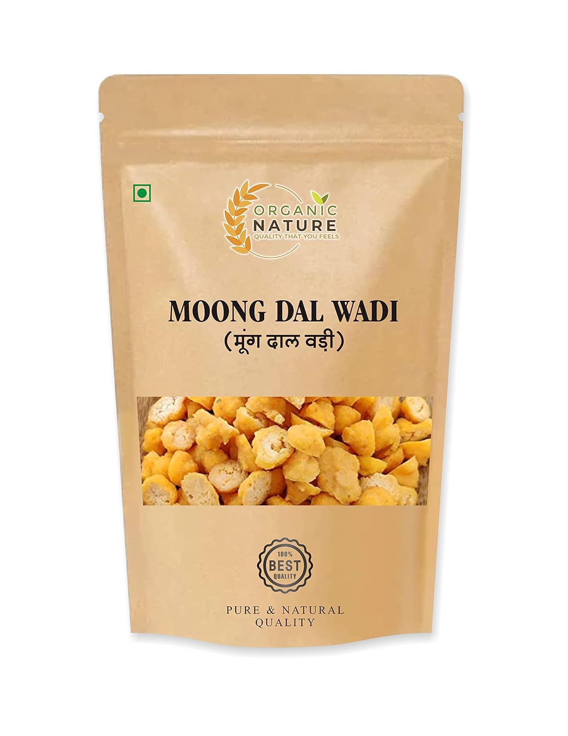Organic Nature Homemade Moong Dal Wadi Mangori Wadian Badi Pack of 900 ...