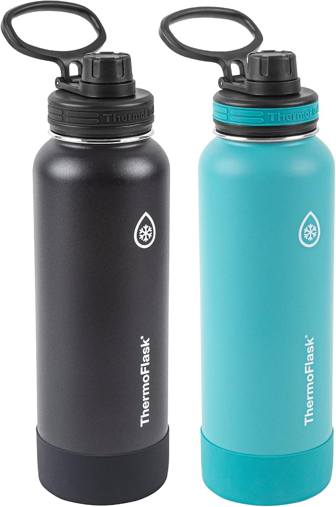 ThermoFlask Double Wall Vacuum Insulated Stainless Steel 2-Pack of ...